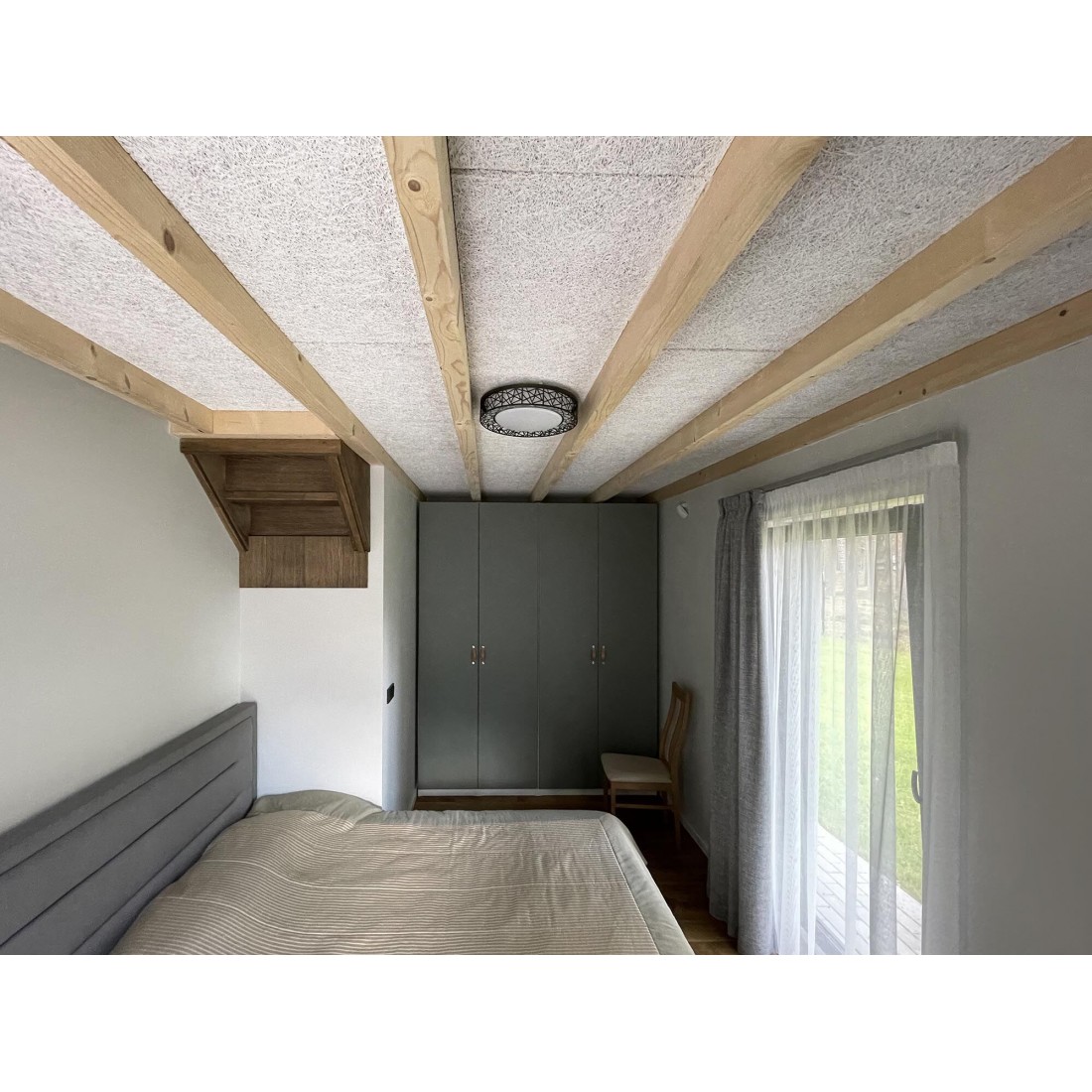 Plokštė akustinė Cewood balta 1200*600*25mm | Kokybė